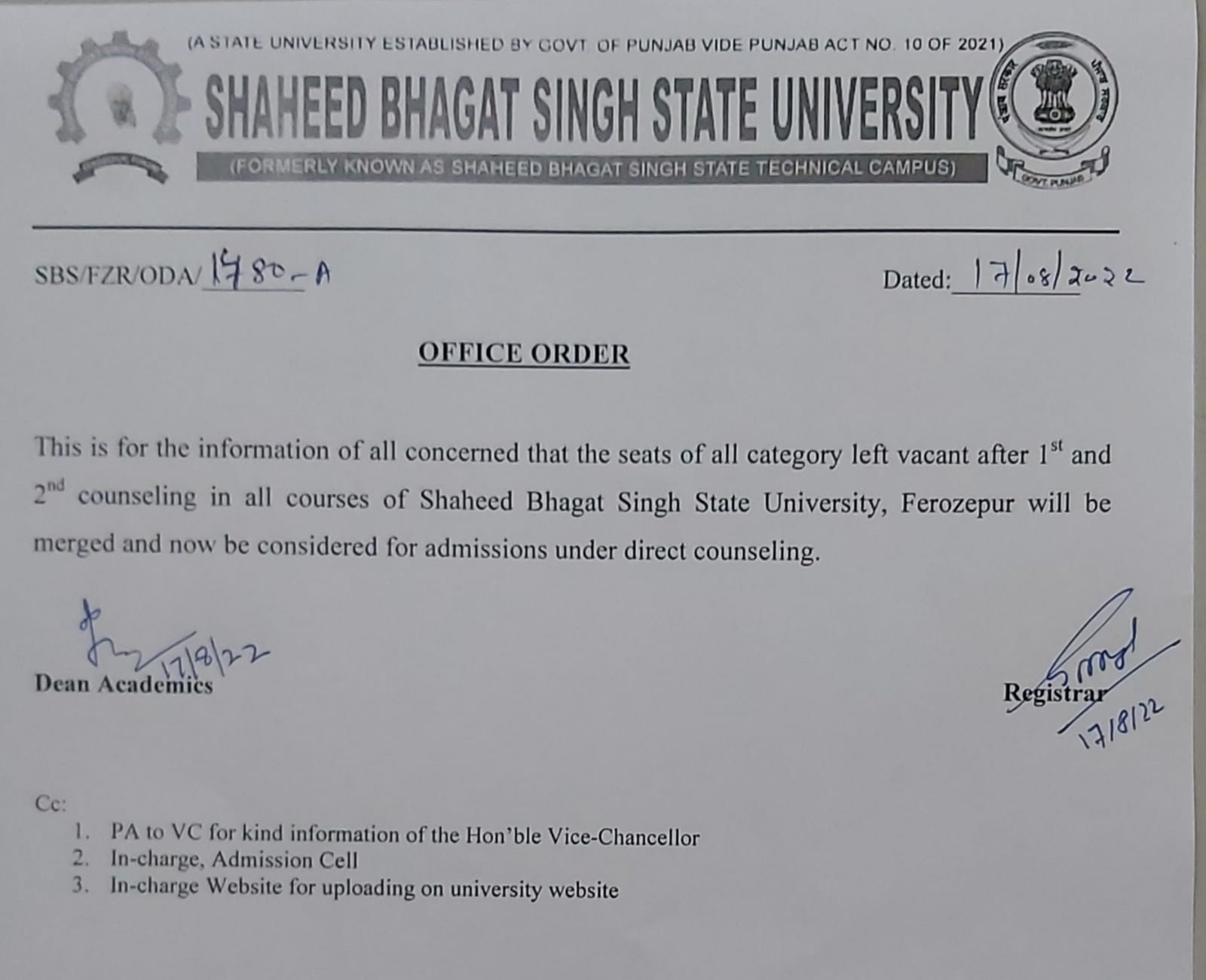 Shaheed Bhagat Singh State University